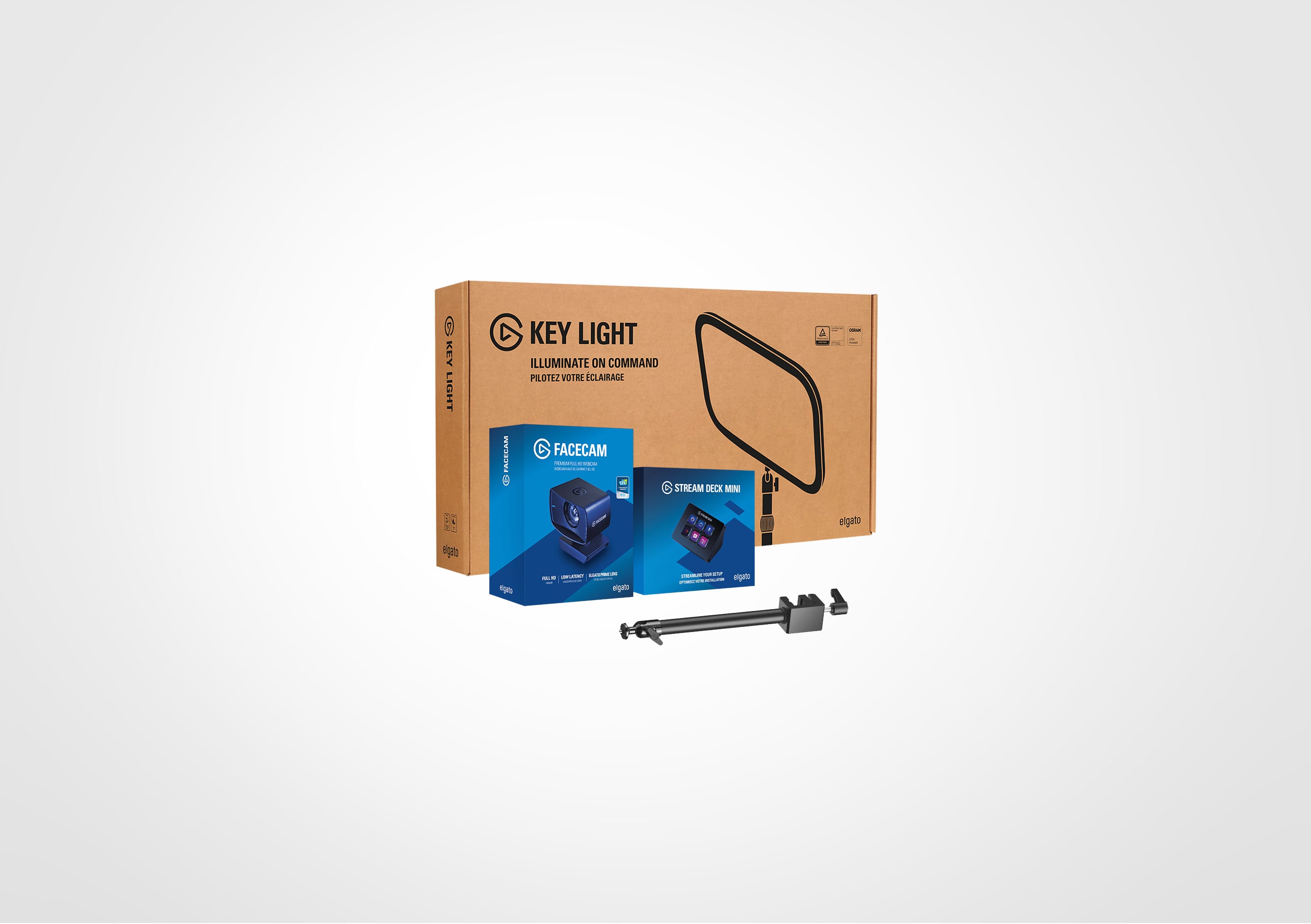 Key Light Solo Bundle - Solid HD Mini | Elgato